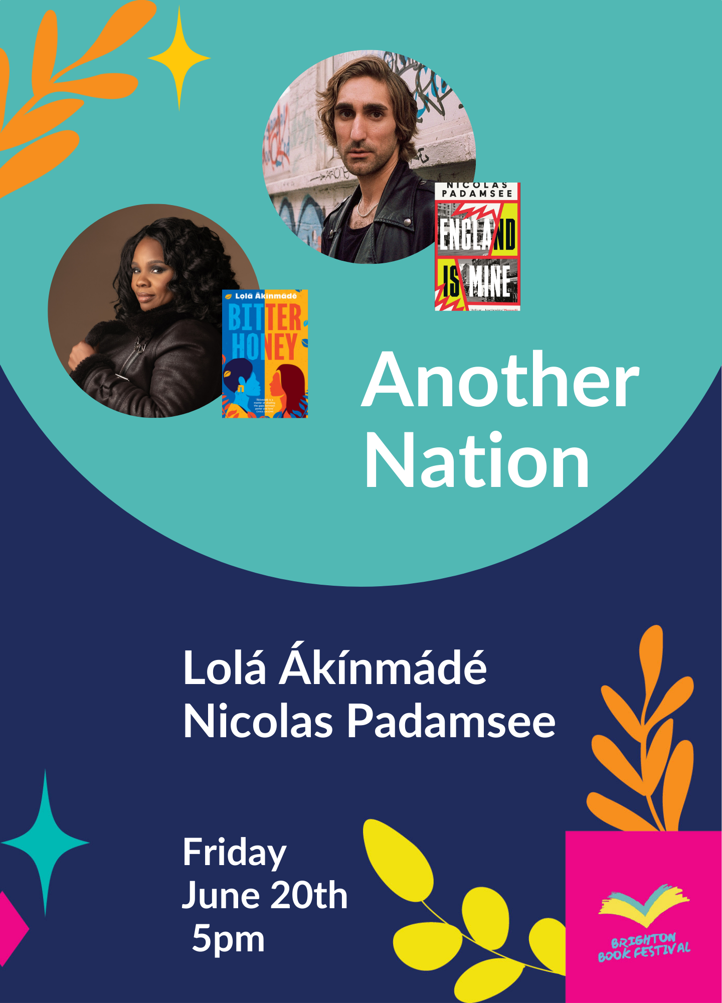Another Nation with Lolá Ákínmádé Åkerström, Nicolas Padamsee & Guy Gu – Brighton Book Festival